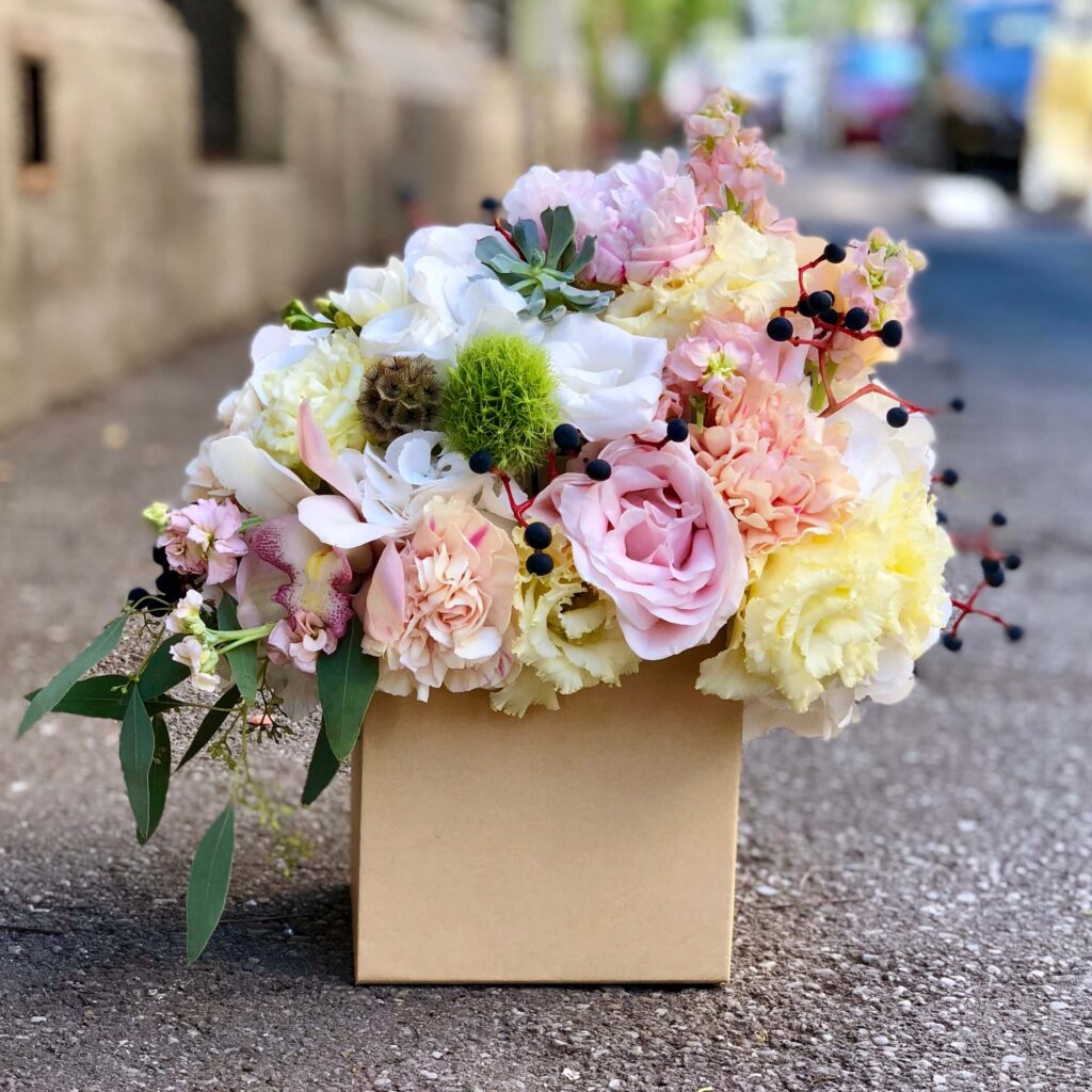 Aranjamentul cu flori pastel | IMOD Flowers