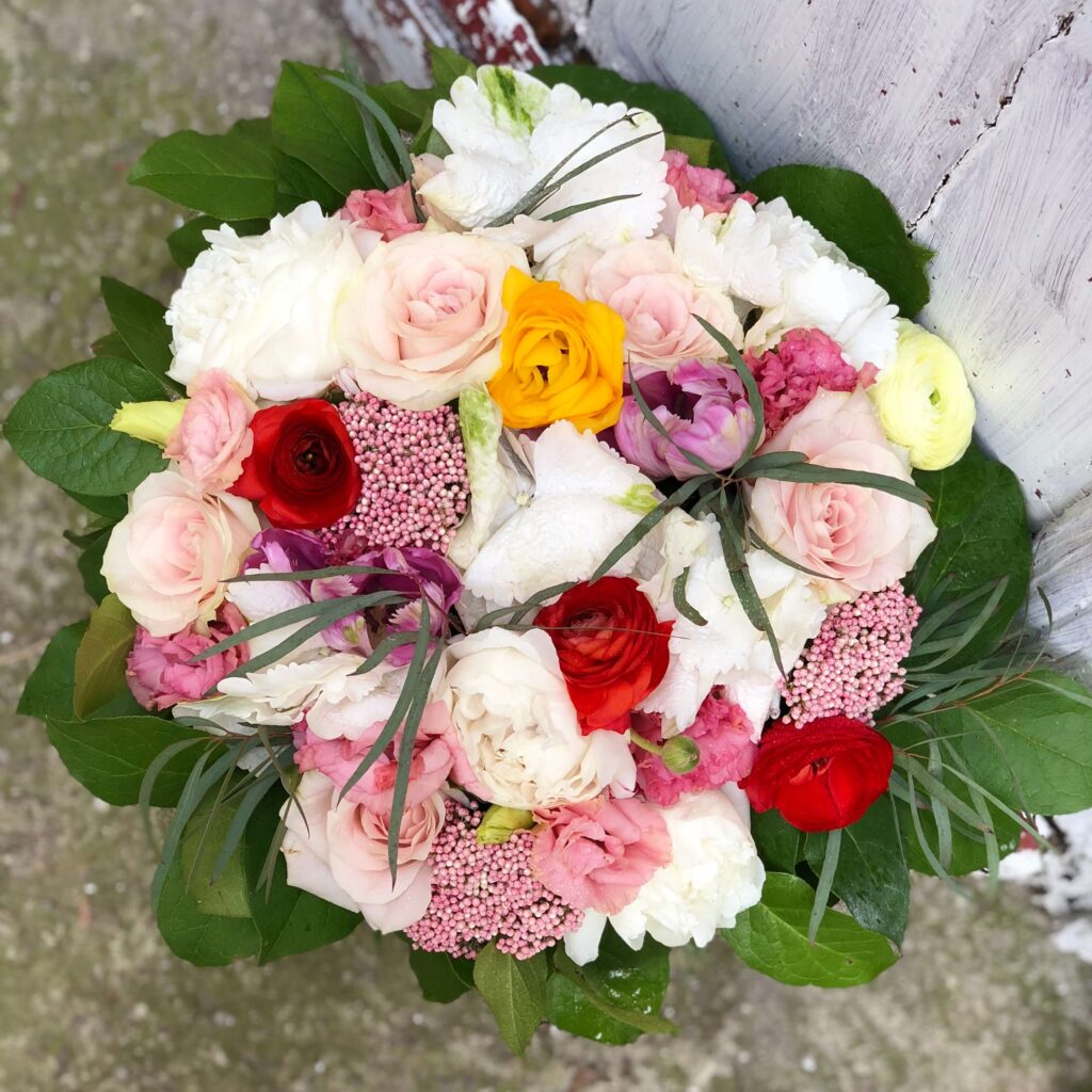 Buchet cu flori roz | iMod Flowers